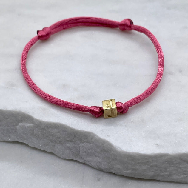 Goldwürfel, Charm, Buchstaben, personalisierbar, 14 Karat Gold – PAULA ...